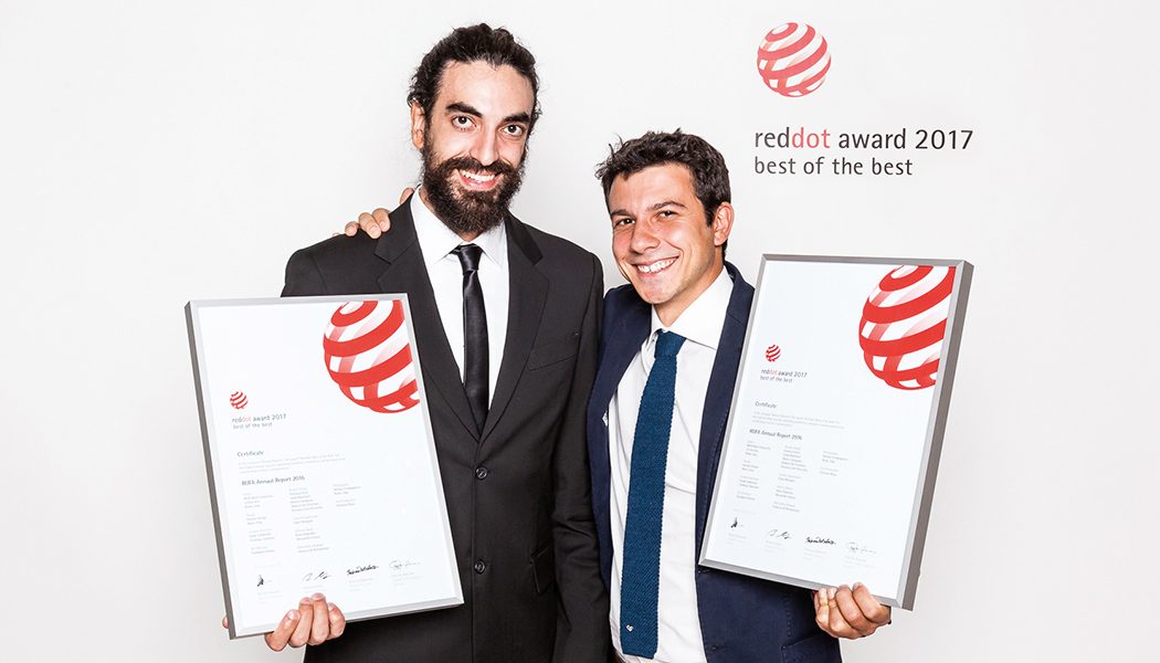 Il RUFA Annual Report 2016 premiato a Berlino con il Red Dot Award ...